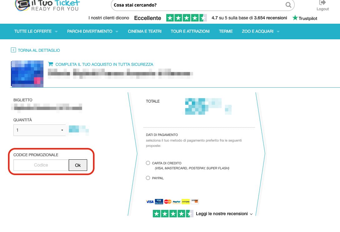 Codice Sconto IlTuoTicket: 5% / 6% | maggio 2026